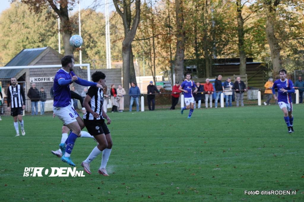 Drie doelpunten voor Roden niet genoeg. Opnieuw verlies in eigen huis ...