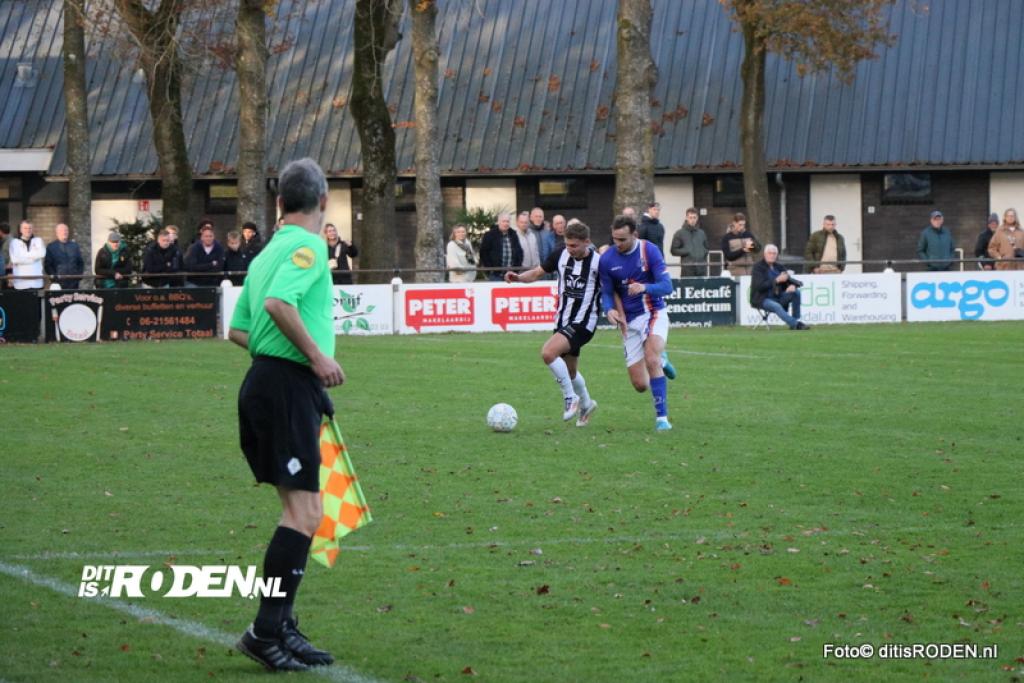 Drie doelpunten voor Roden niet genoeg. Opnieuw verlies in eigen huis ...